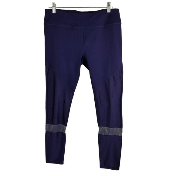 Fabletics | Pants & Jumpsuits | Fabletics Navy Blue Silver Strip ...